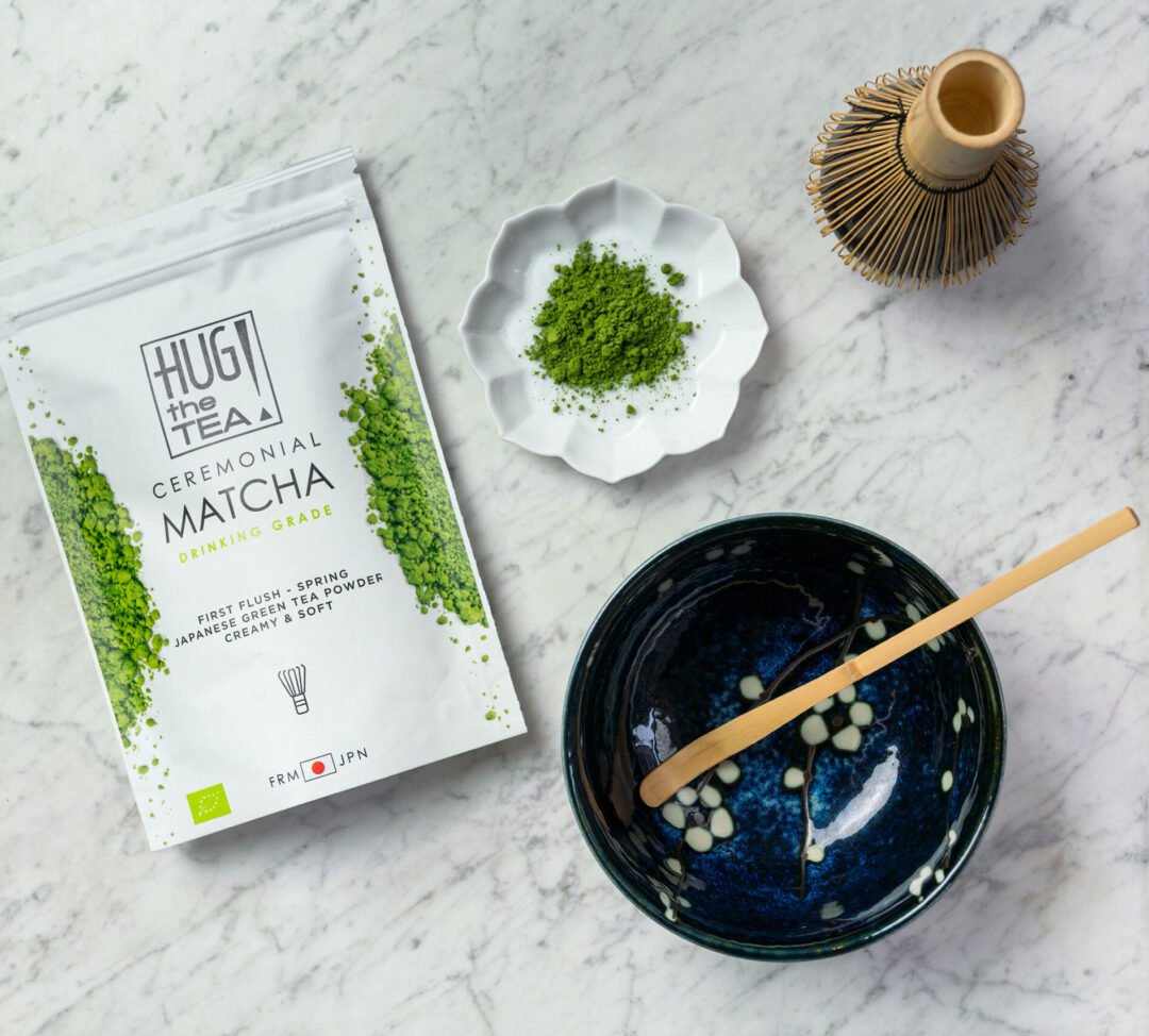 Matcha set met blauwe kom - Maak met deze set de perfecte matcha klaar.